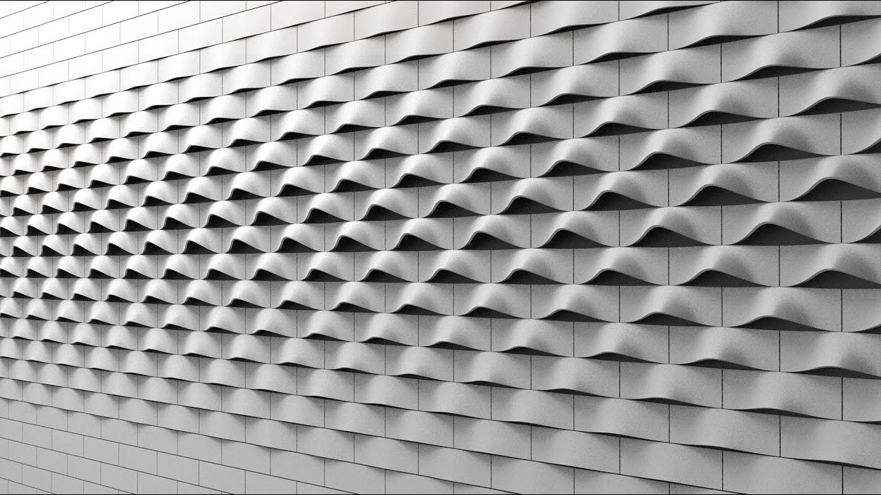 # 321 : Parametric Wave Brick Wall / Grasshopper Advanced Tutorial ...