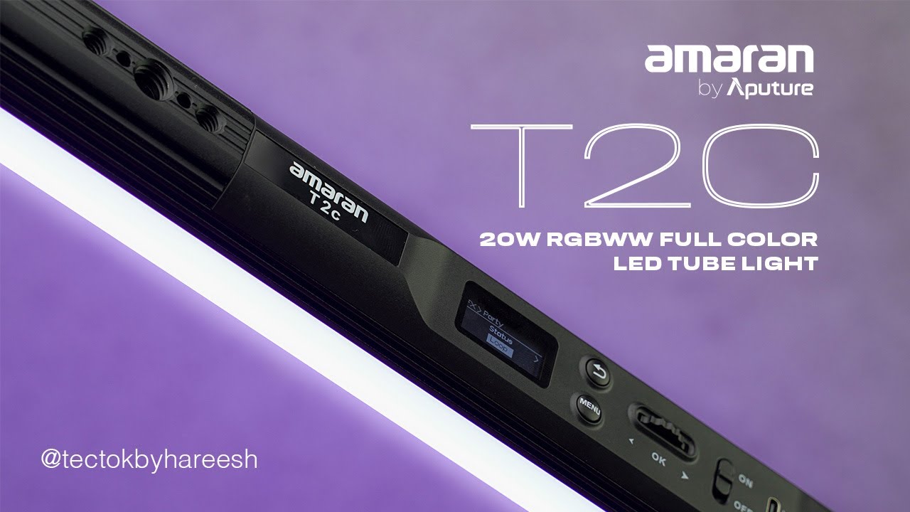 Aputure Amaran T2c in the studio. @aputureindia - YouTube