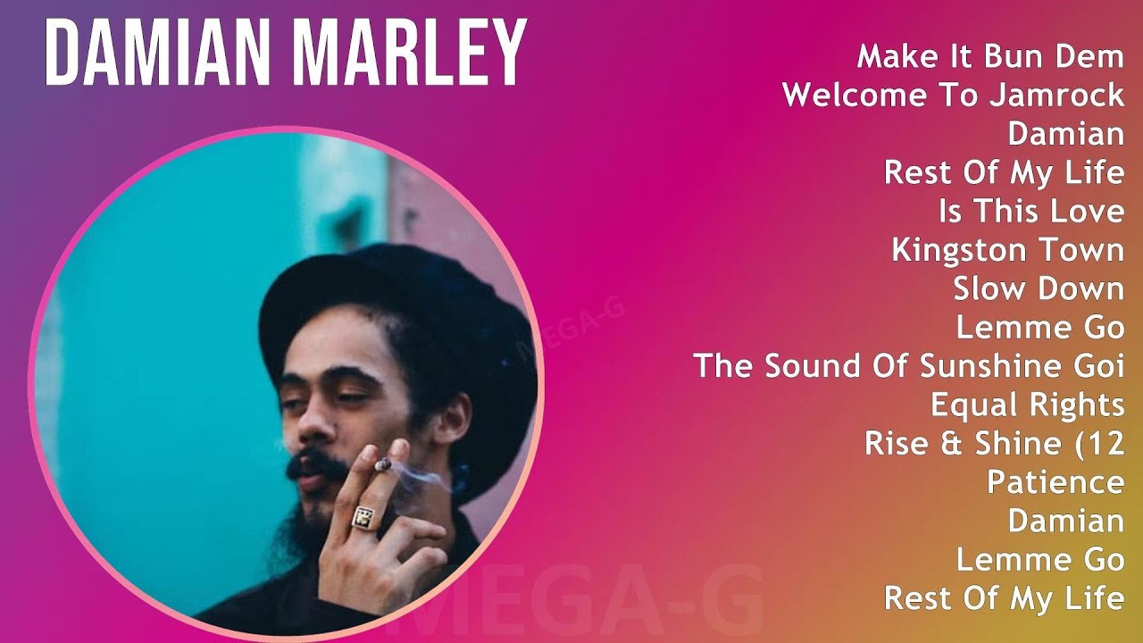 Damian Marley MIX Best Songs ~ 1990s Music So Far ~ Top Rap ...