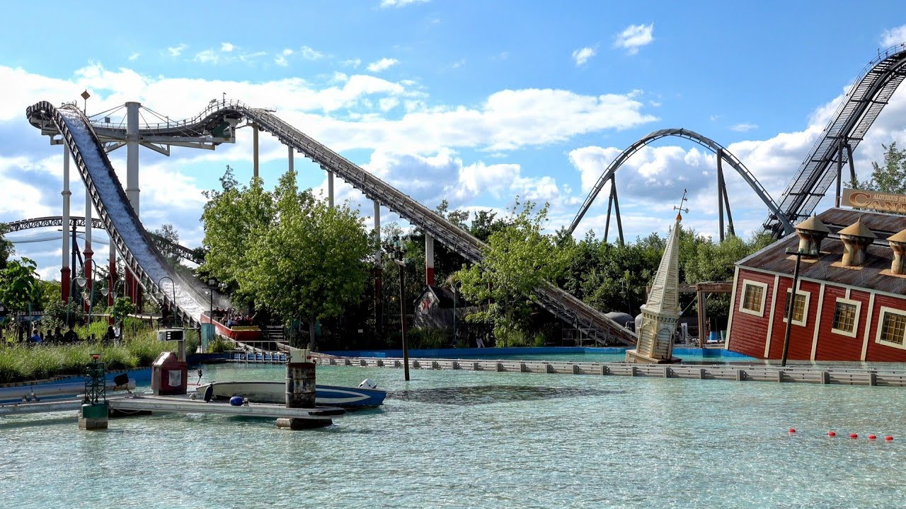 Tidal Wave Boat Ride 🌊 at Thorpe Park - YouTube