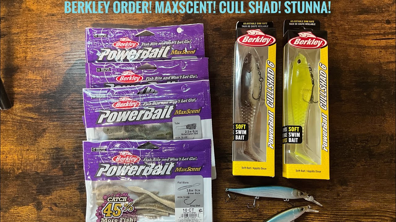Berkley Order! Maxscent! Cull Shad! Stunna! - YouTube