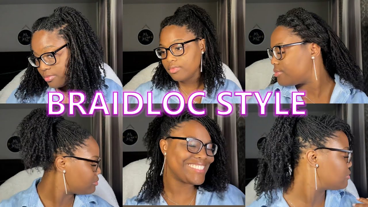 Extensions Hair Styles Tutorial | Microlocs Hairstyles | EXYHAIR ...