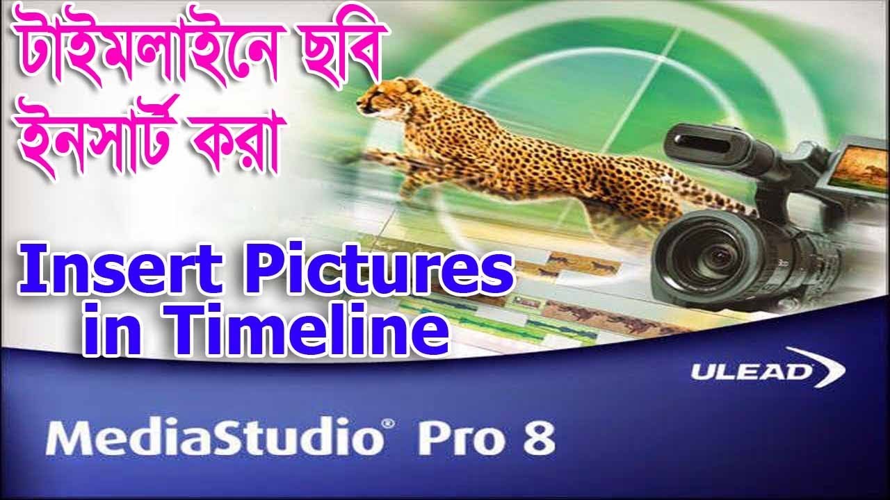 How To Add Images on ulead mediastudio pro 8.0 Timeline Bangla Video ...