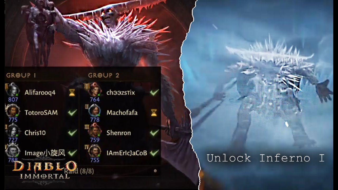 Unlock Inferno I by Beating Phangwrth in H8 | Diablo Immortal - YouTube