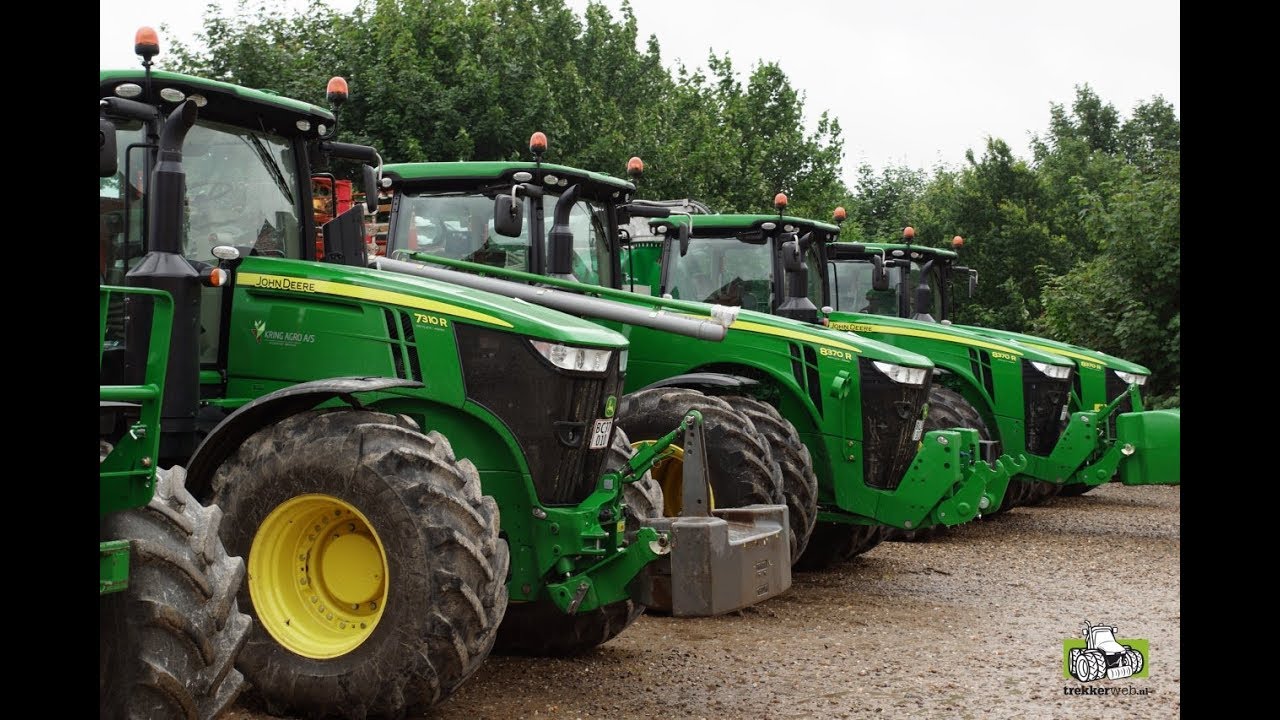 John Deere bij Kring Agro A/S in Fredericia Denemarken Trekkerweb - YouTube