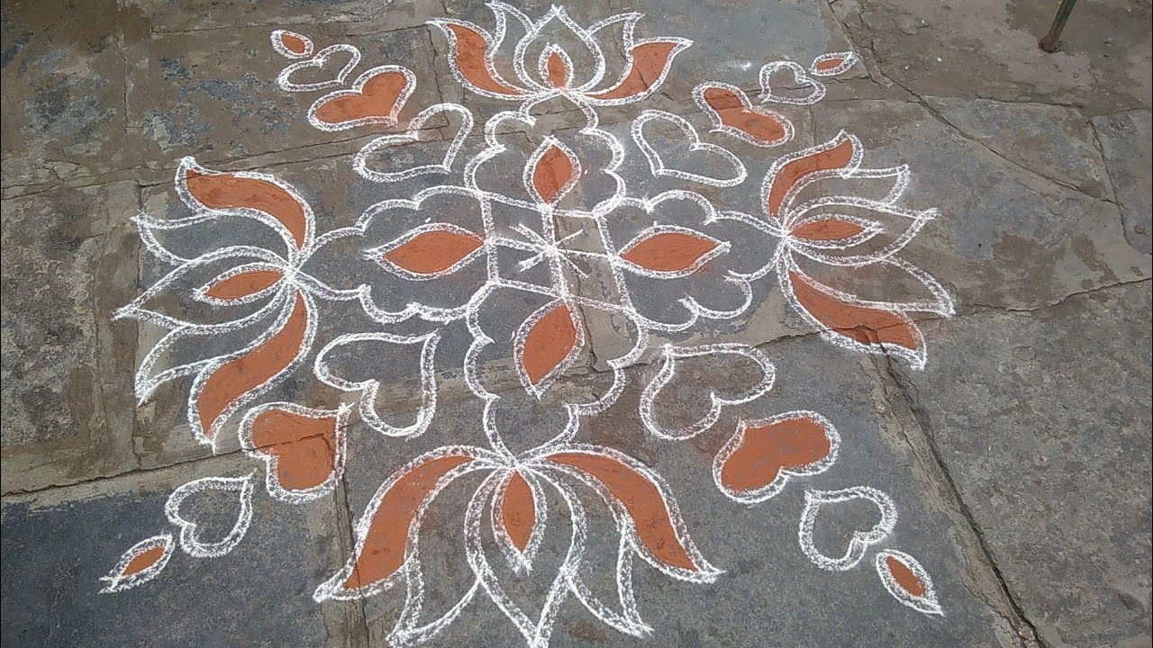 Simple & easy Rongoli Designs - YouTube