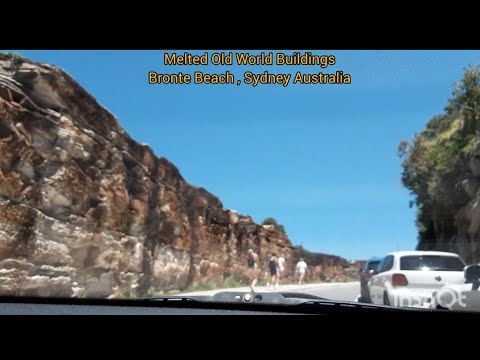 Driving Past MELTED BRICKS That Were Old World Buildings. Bronte Beach ...