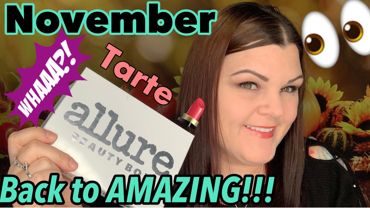Allure Beauty Box // November Unboxing // Back to AMAZING!!! - YouTube