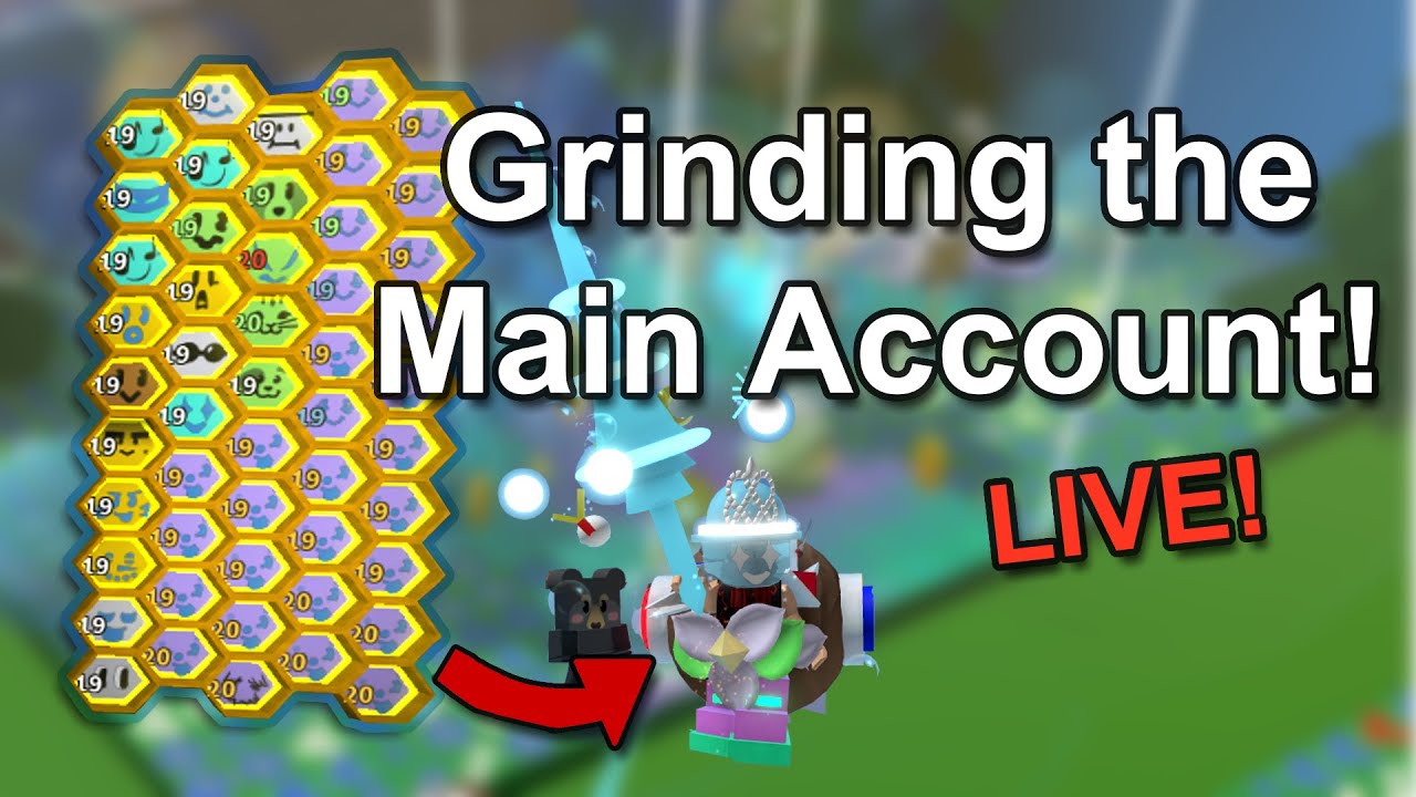 🔴 Puffs, Stickers, RBC! (Level 20 Blue Hive)! | Bee Swarm Simulator ...