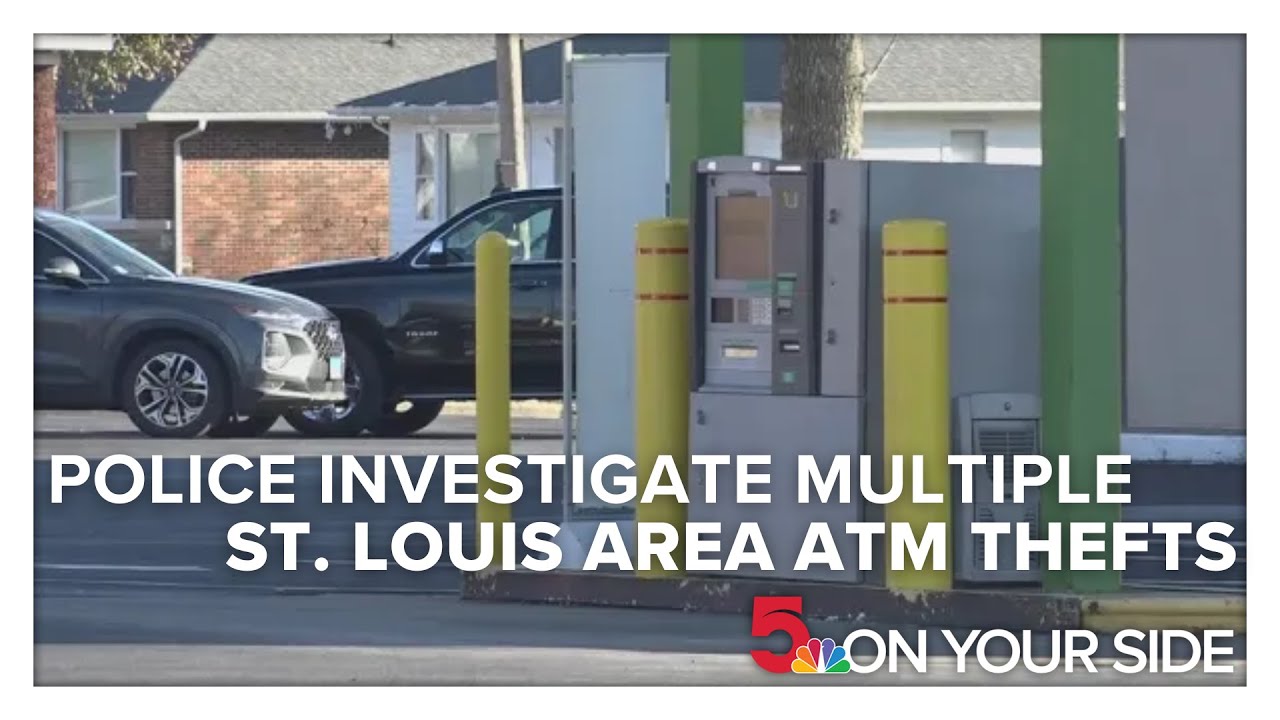 Police investigating multiple ATM thefts across St. Louis area - YouTube