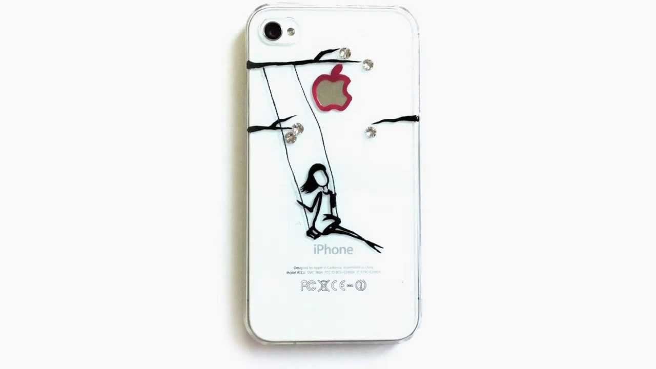 Hand painted illustration iphone cases on etsy by ONARDs - YouTube