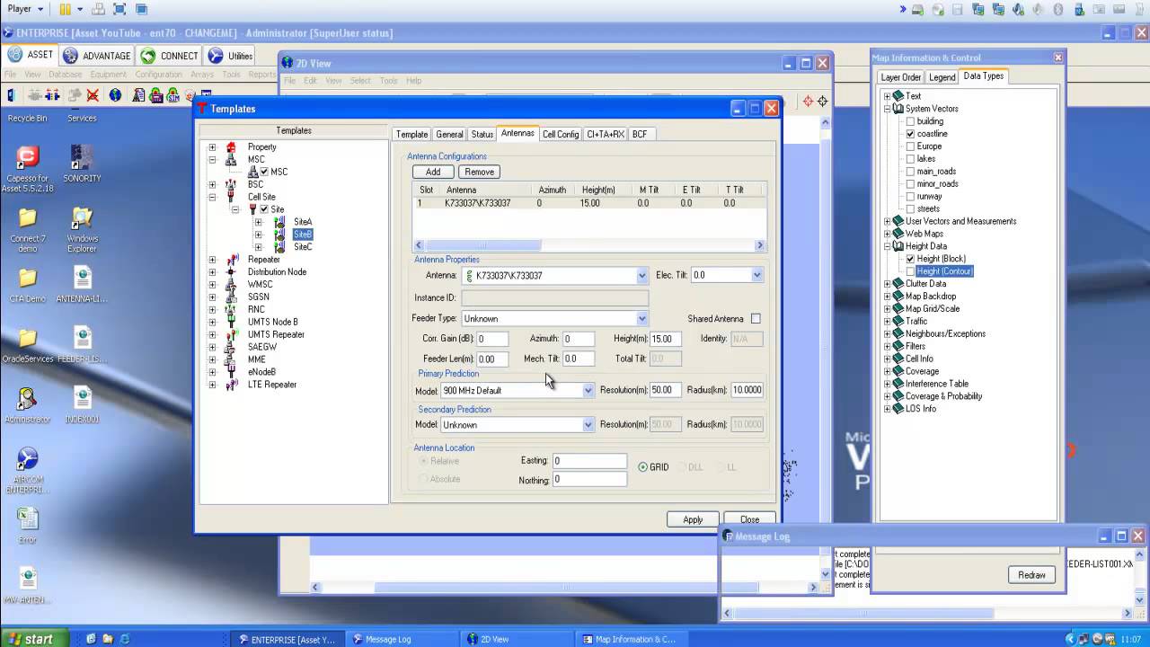 How2 Create a GSM site Template in Asset - YouTube