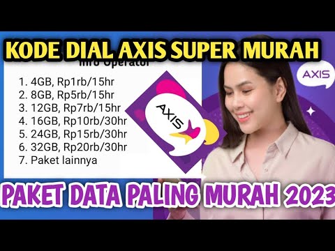 Paket Axis Murah 2023 || Kode Dial Axis Terbaru - YouTube