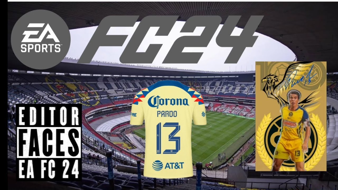 crear face Pavel Pardo EA FC 24 - YouTube