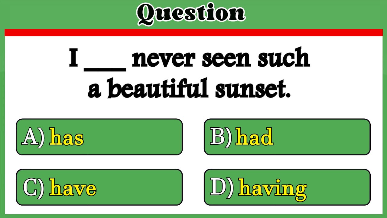 Do You Really Know English? Find Out with This Ultimate Quiz! - YouTube