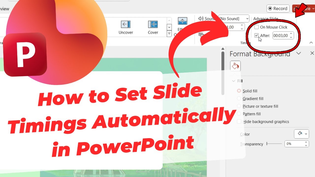 How to Set Slide Timings Automatically in PowerPoint - YouTube