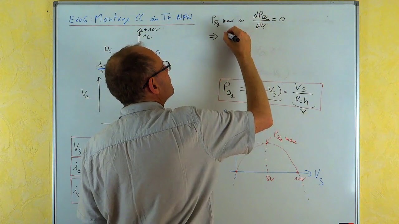 Le transistor NPN en Collecteur Commun 3 - YouTube