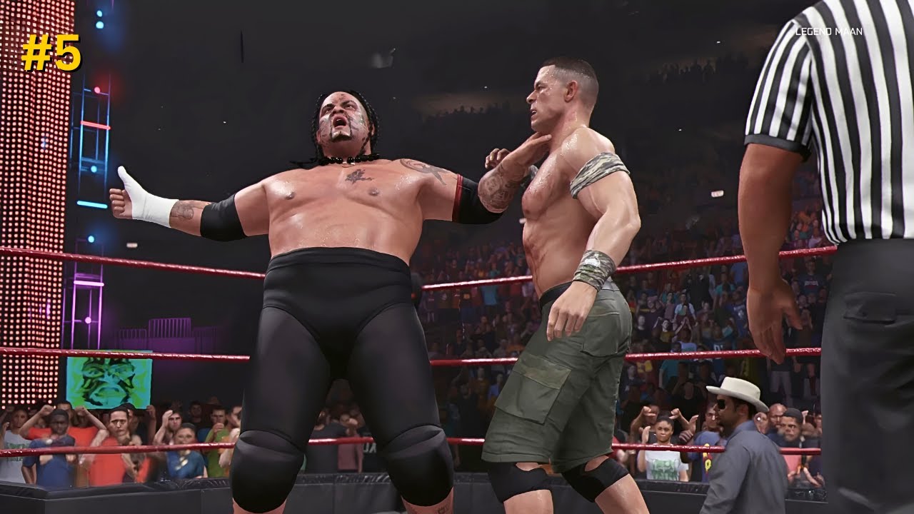 WWE 2K25 Showcase: Umaga vs. John Cena! (The Bloodline Dynasty) - YouTube