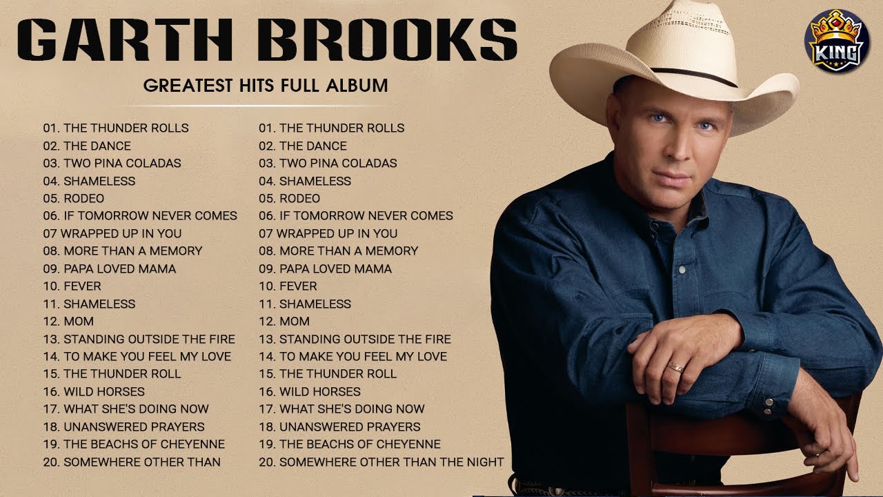Garth Brooks Greatest Hits (Full Album) Best Songs of Garth Brooks (HQ ...