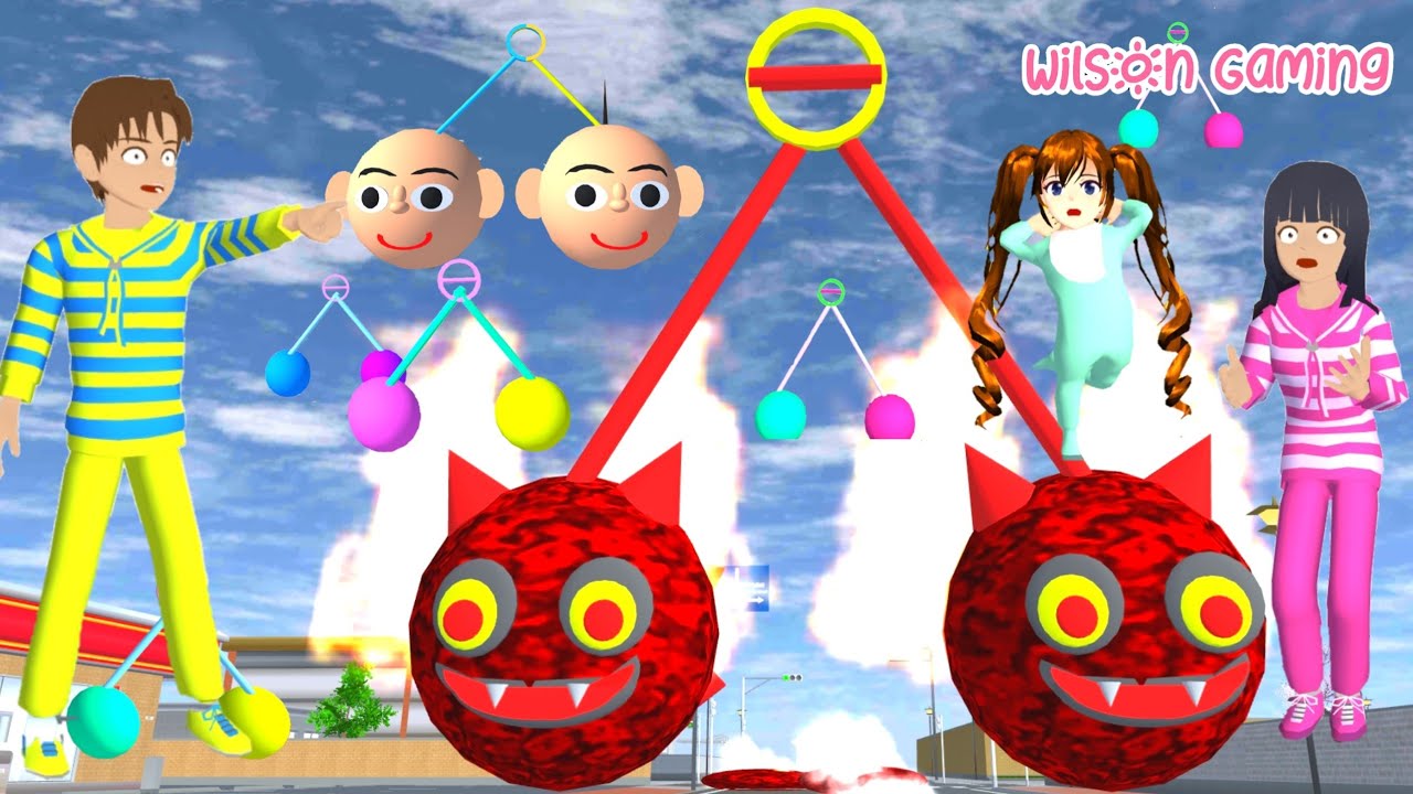 Monster Lava Latto Latto vs Baby Nana Raksasa Yuta Mio Panik | Sakura ...