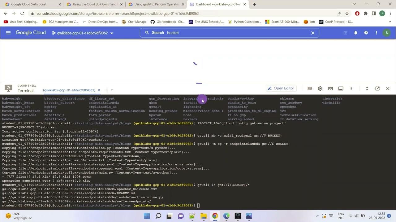 Qwiklabs -Using gsutil to Perform Operations on Buckets and Objects: Quest Lab [GSP130] [NEW ...