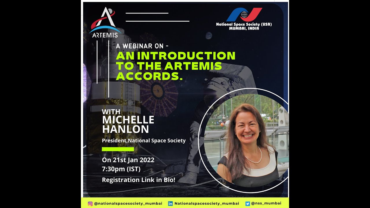 An Introduction to Artemis Accords - Dr. Michelle Hanlon - YouTube