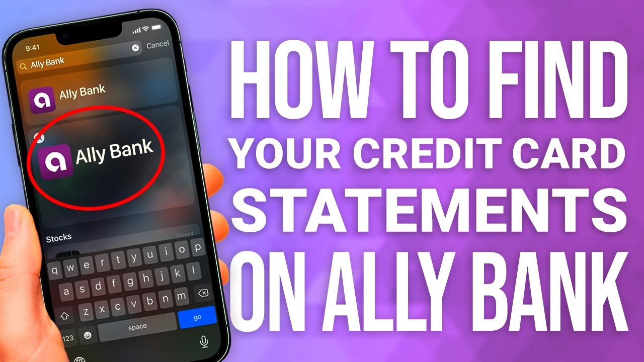 How To Find Your Credit Card Statements on Ally Bank: QUICK Guide ...