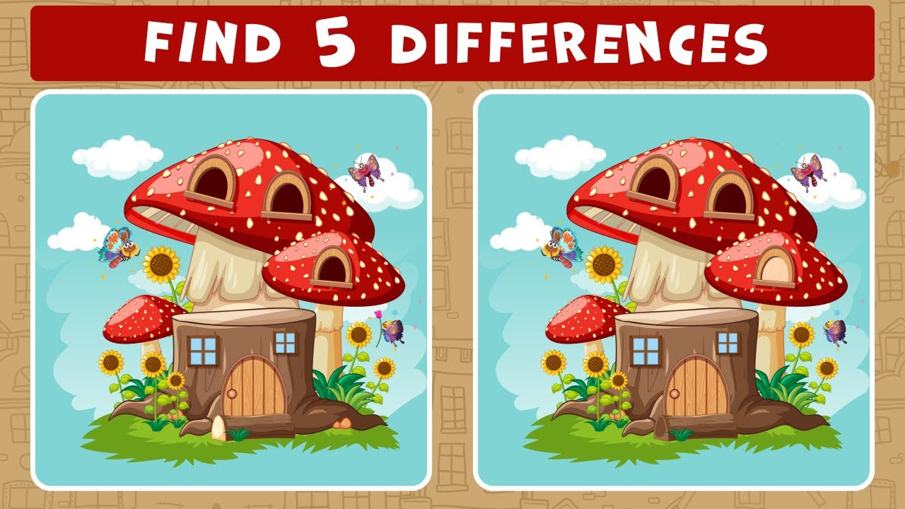 【Find the Difference】- Can you spot all the differences? - Houses 4 ...