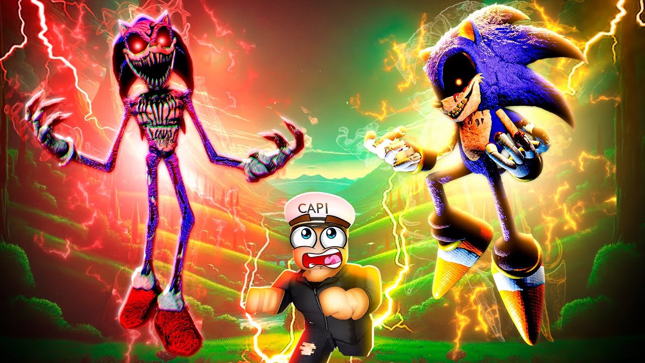 SONIC.EXE vs SONIC.PCX in PILLAR CHASE 2! - YouTube