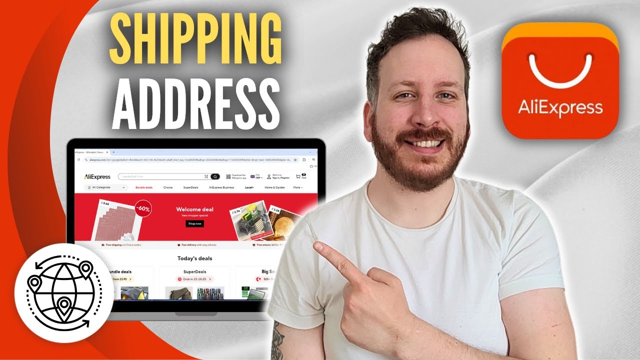 How To Set Shipping Address On AliExpress - YouTube