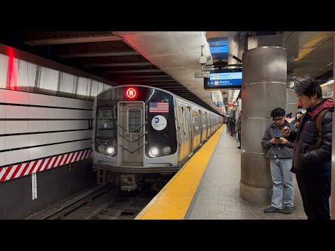MTA New York City Subway Forest Hills Bound Bombardier R179 (M) Train @ Lexington Av-63 St