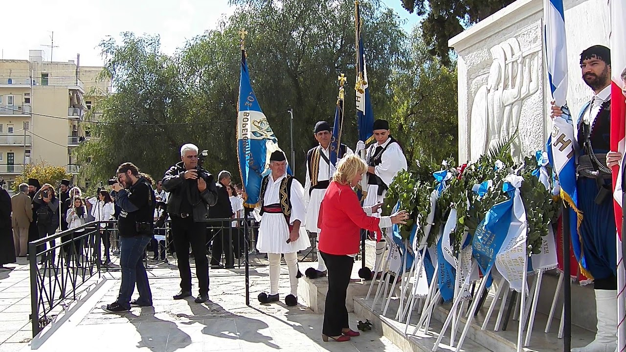 28-10-2018 ΚΑΤΑΘΕΣΗ ΣΤΕΦΑΝΟΥ ΑΠΟ ΒΑΝΤΑ ΑΓΑΘΟΥ , ΓΙΑ ΦΑΙΑΚΕΣ ΗΛΙΟΥΠΟΛΙΣ ...