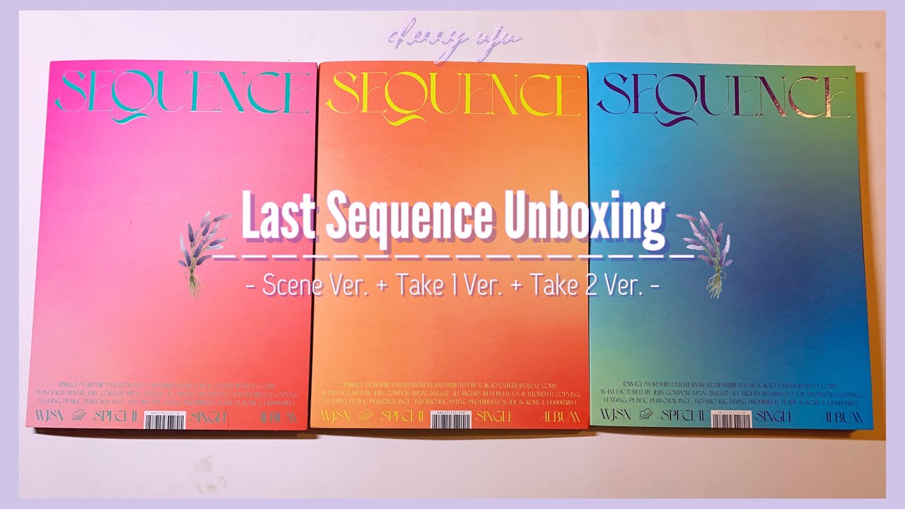 ASMR Unboxing - Sequence WJSN (all three versions) - YouTube