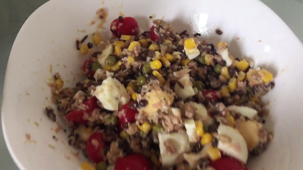 Instant lunch - farro & lenticche saksak sinagol recipe - YouTube