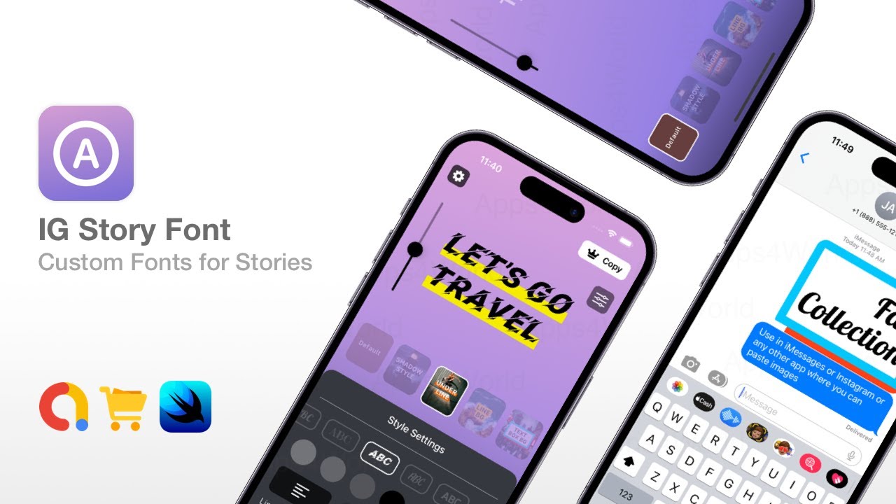 IG Story Font - Custom Fonts for Instagram Story | WhatsApp, iMessage ...