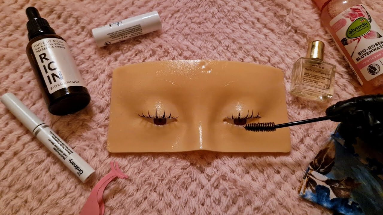 asmr lash treatment 🎧 °｡⋆ doing your lashes - YouTube