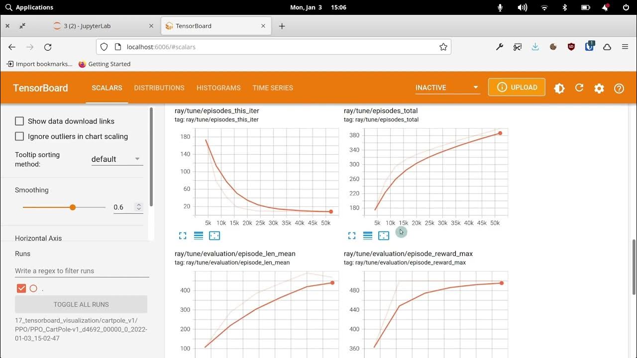 Ray RLlib: How to Visualize Results Using Tensorboard - YouTube