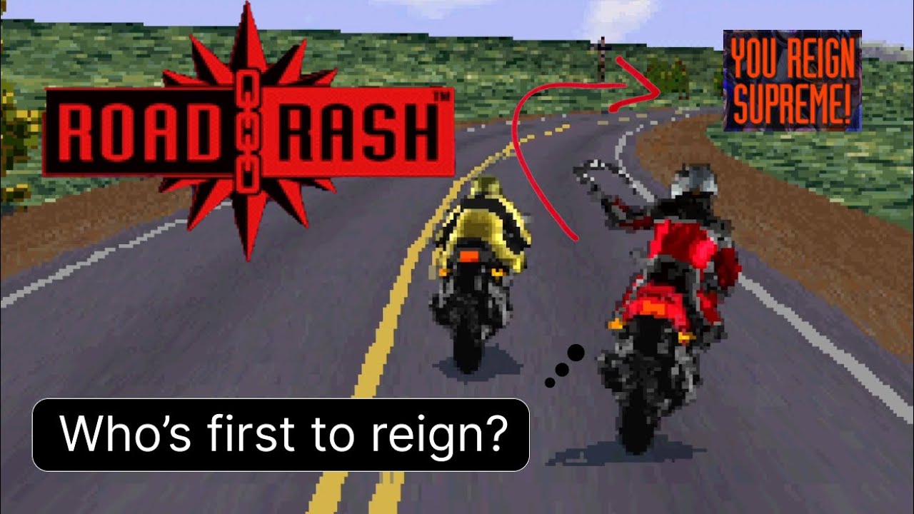 Road Rash 3DO - Crossing the finish line and claiming victory - Level 5 ...