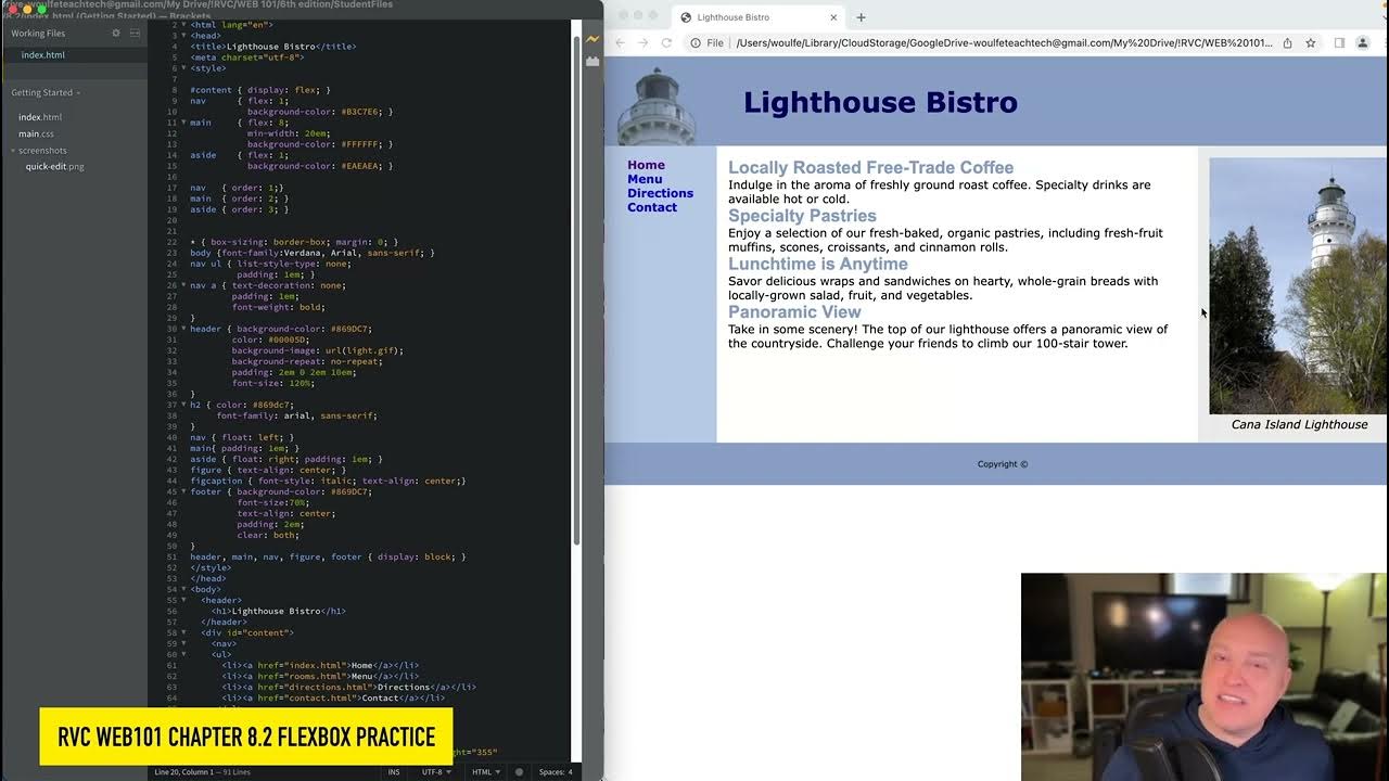 WEB101 Ch8 2 More Flexbox Practice - YouTube