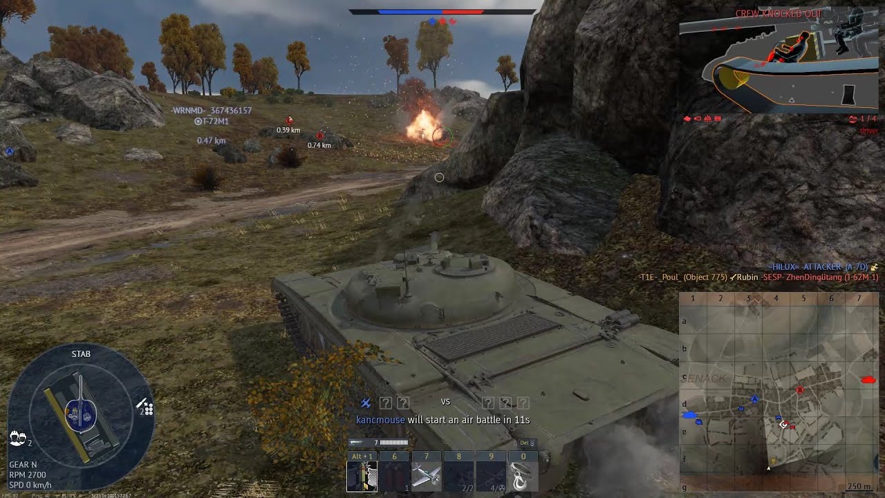 War Thunder; Object 775; I'm the only player alive on my team, but... I ...