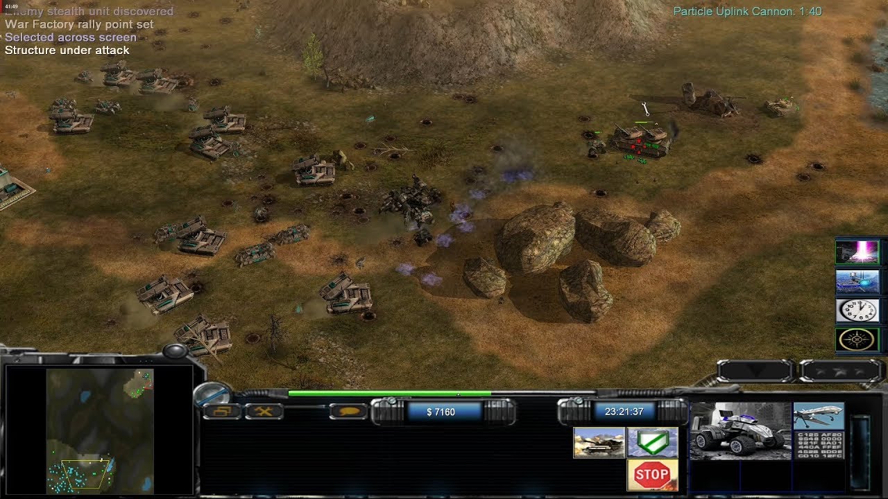 C&C Generals Contra 009 Cybernetic general vs Assault general[Hard](7 ...