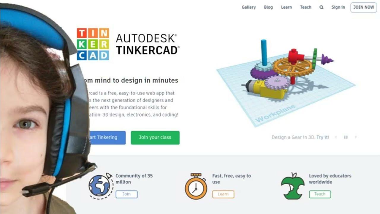 Autodesk TinkerCAD tutorial. Lean how to use a free 3D design software ...