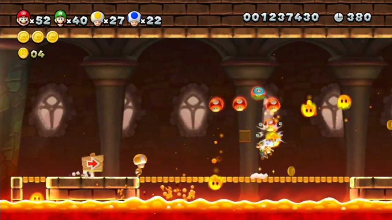 Let's Play New Super Mario Bros. U Part 4 - Fried Shrooms!! - YouTube