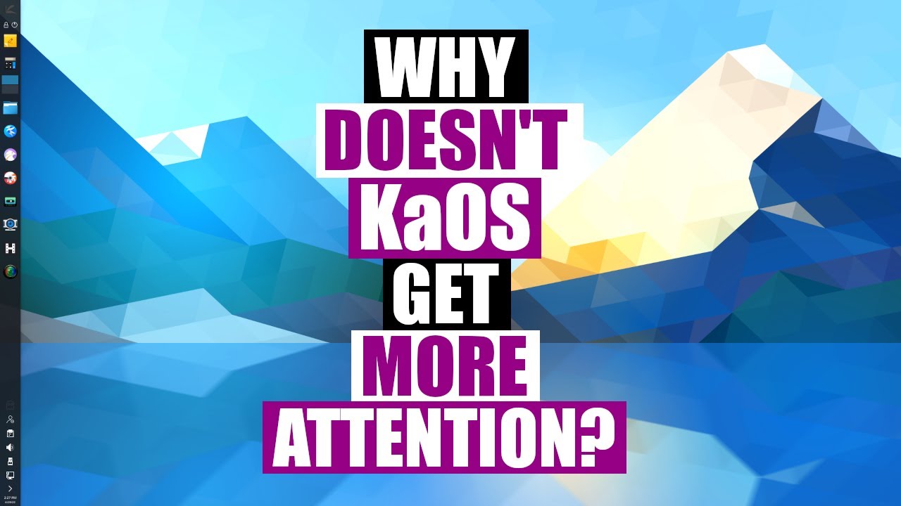 KaOS Is A Lean KDE Plasma Linux Distro - YouTube