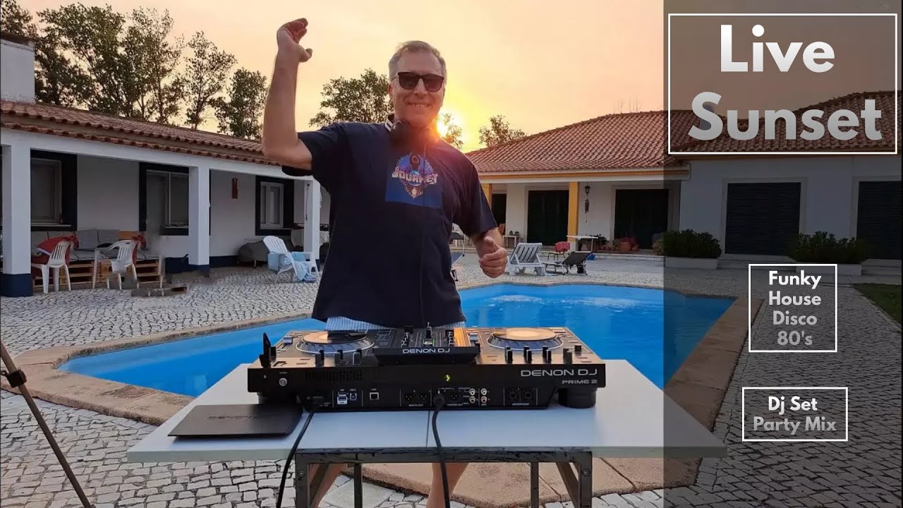 Poolside Dj Sunset | Funky Disco House Mix David Guetta Harry Styles ...