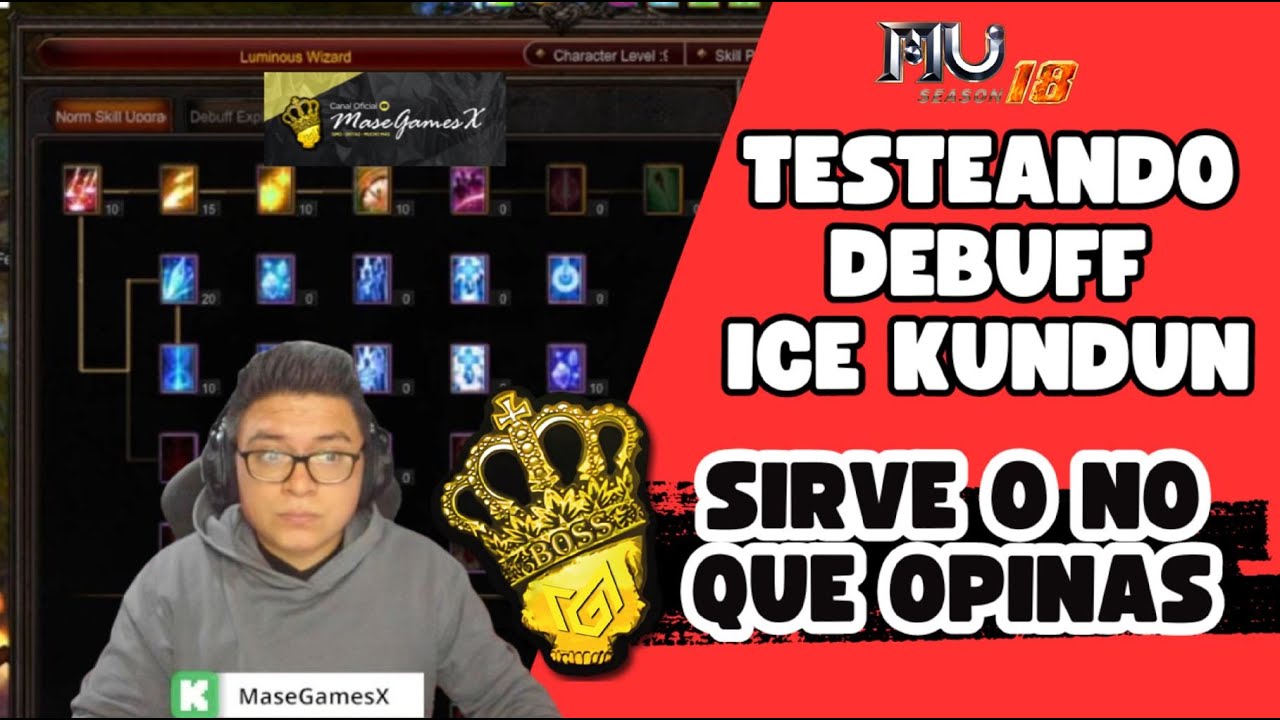 🔥 EXPERIMENTO KUNDUN DEBUFF ICE⚡️ ¿ES FUNCIONAL O MEJOR BLEEDING? ⚡️ Mu ...