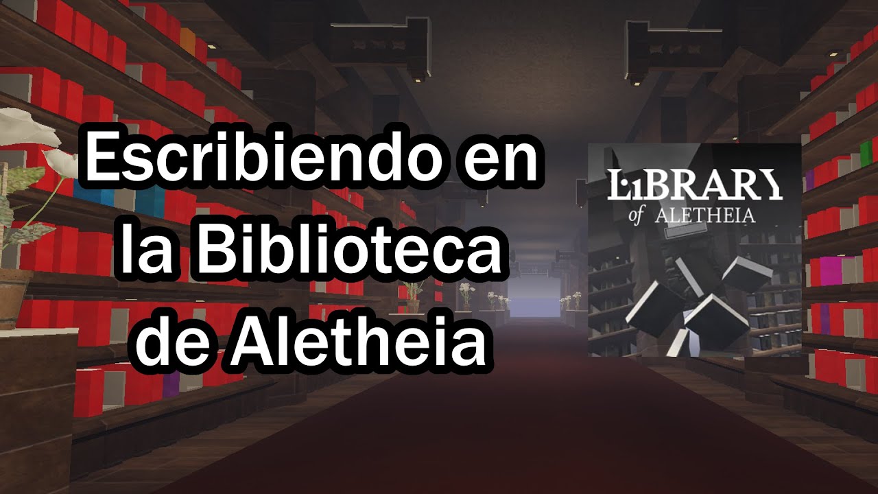 Escribí libros en la Biblioteca de Aletheia - Darklecks17 Roblox - YouTube