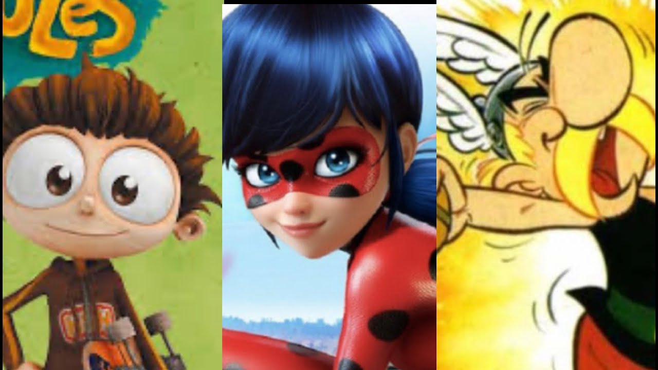 Top 5 famous French cartoons - YouTube