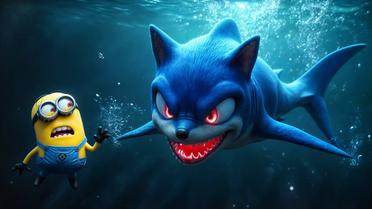 Shin Sonic and His Transformation – Minion and Spongebob’s Secret Help ...