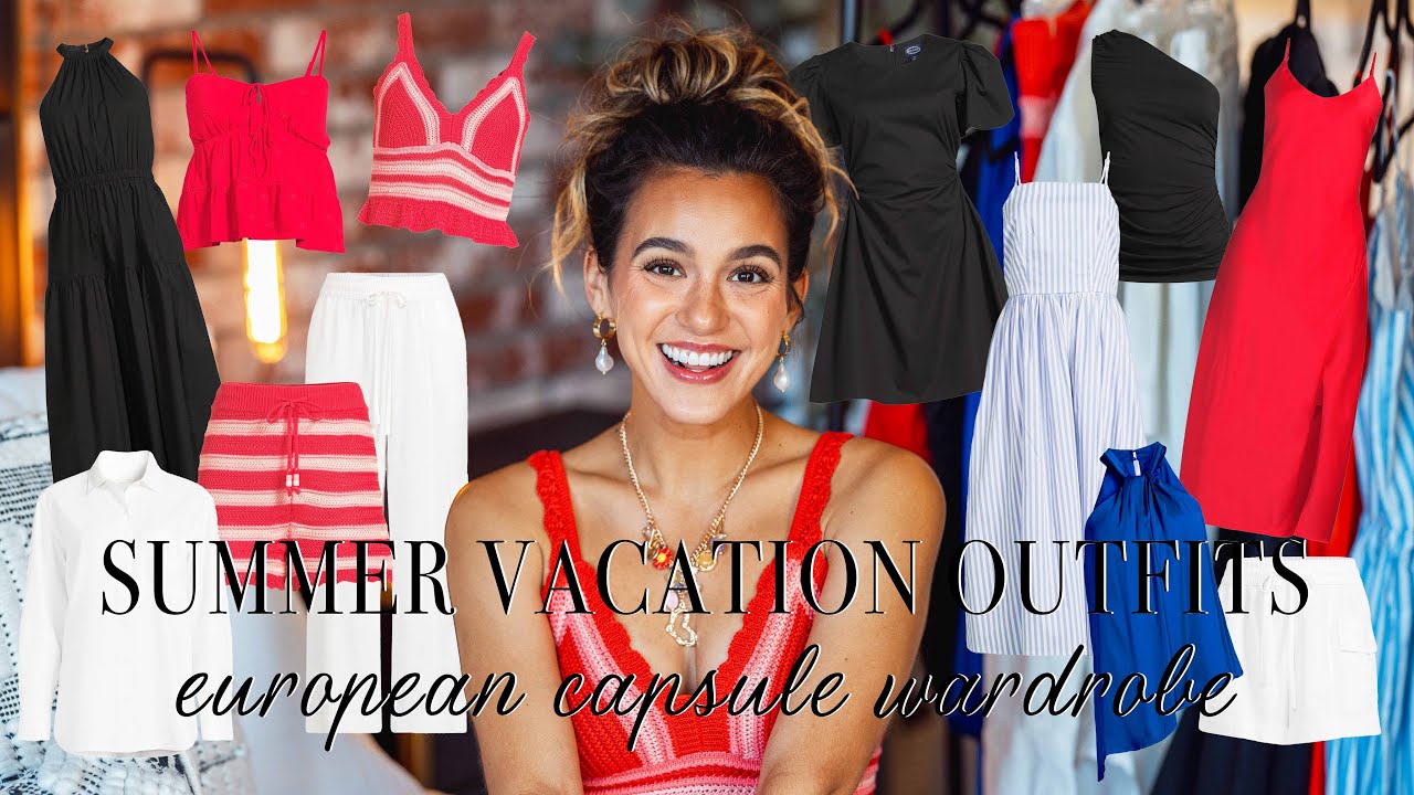 EUROPEAN SUMMER TRIP CAPSULE WARDROBE (ft. Walmart, 12-piece summer ...